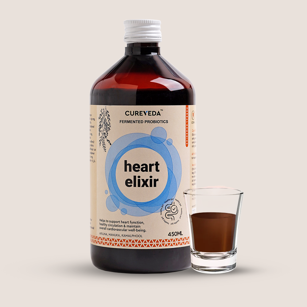 Buy Heart Elixir by Cureveda - Natural Supplement for Heart & BP Health
