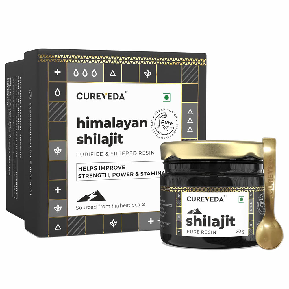 Cureveda Himalayan Shilajit | Boost Stamina and Strength