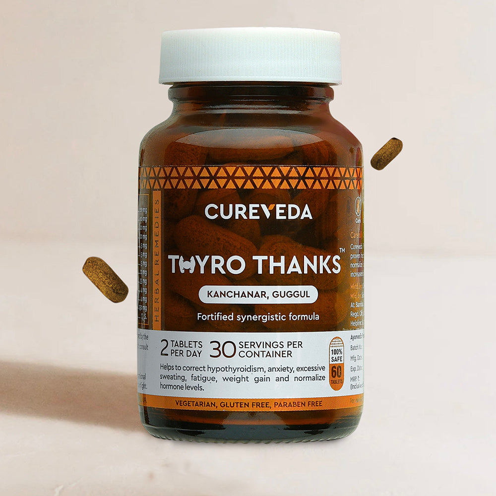 Buy Cureveda Thyro Thanks Supplements | Organic Thyroid Herbal Medicine