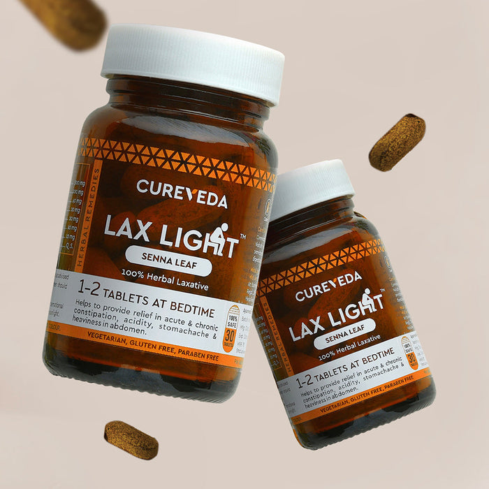 Buy Cureveda Lax Light Supplements | Organic Acidity Relief Medicine