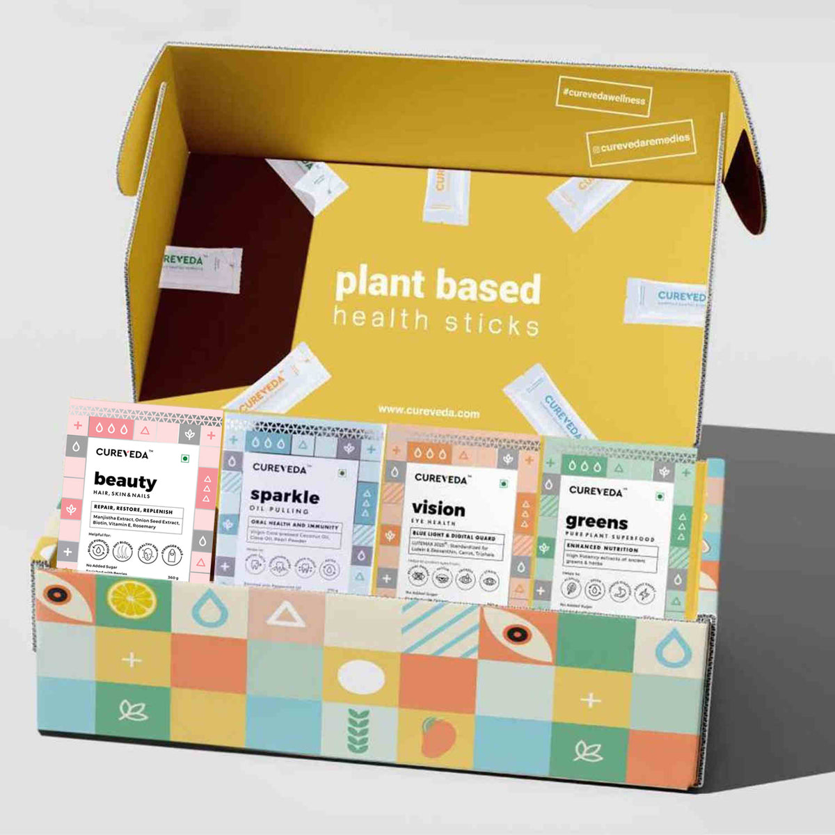 Buy Cureveda Health Sticks Pack Online | Herbal immunity booster ...