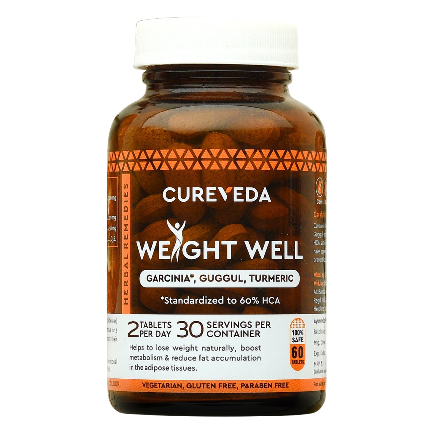 Buy Cureveda Weight Well Online | Organic Weight Loss Tablets